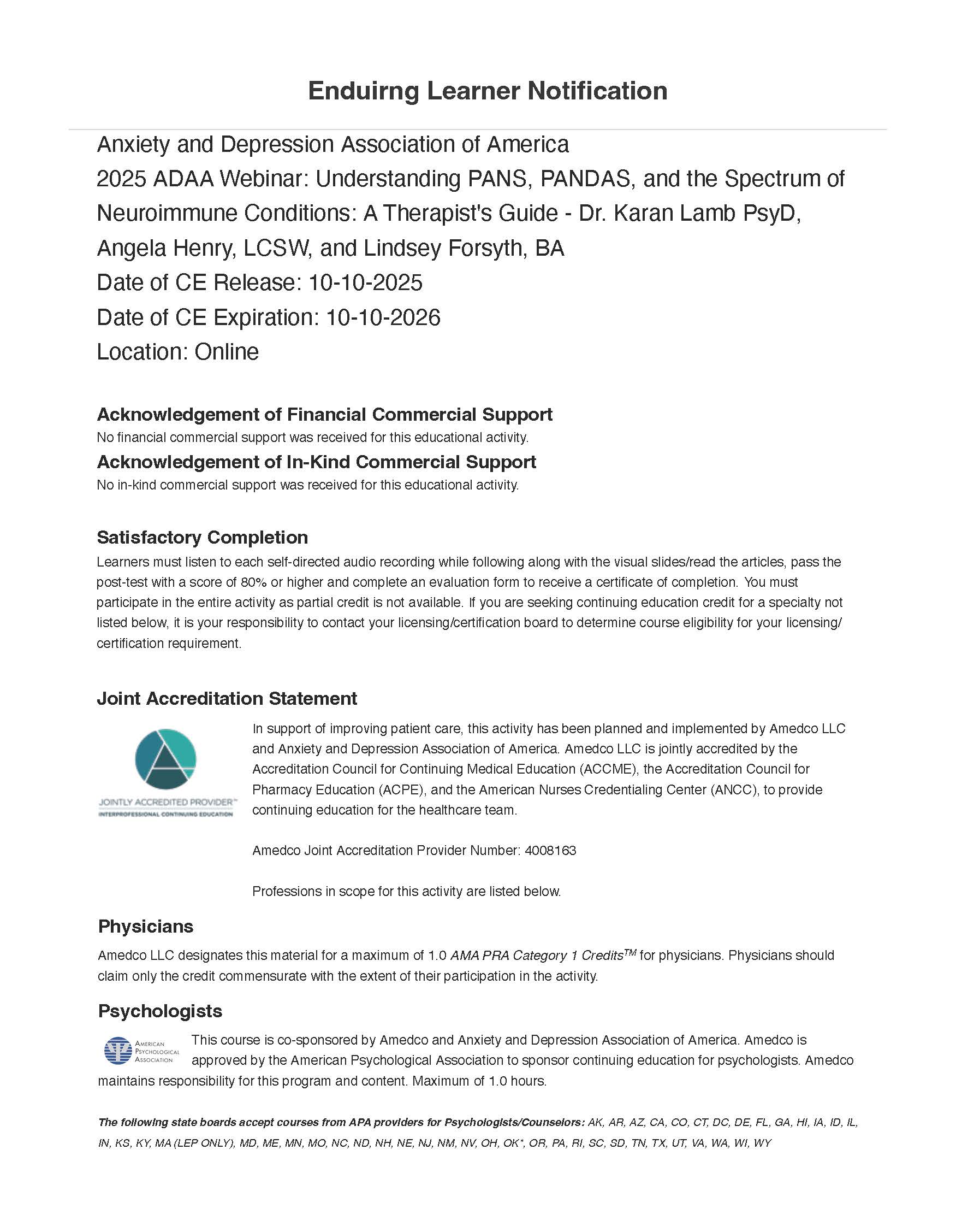 Beyond Behavior: Understanding PANS, PANDAS, and the Spectrum of ...